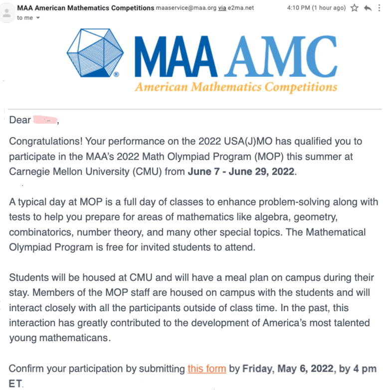 Brendon J., Kyle S., and Isabella Z. Qualified for the 2022 Math ...