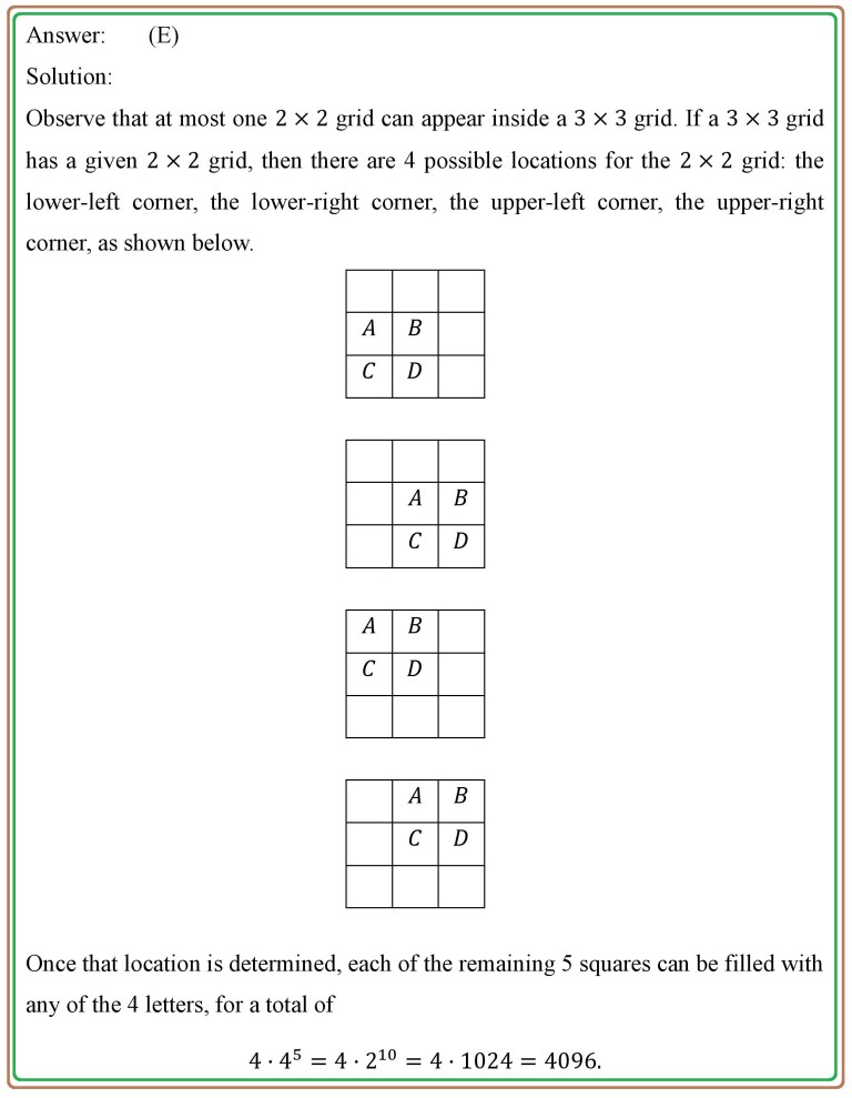 Problem 23 on the 2023 AMC 8 is Exactly the Same as Problem 22 on Our ...