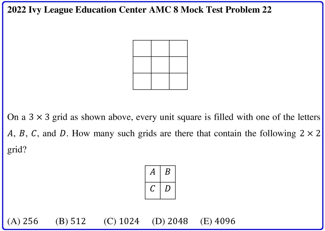 Problem 23 on the 2023 AMC 8 is Exactly the Same as Problem 22 on Our ...